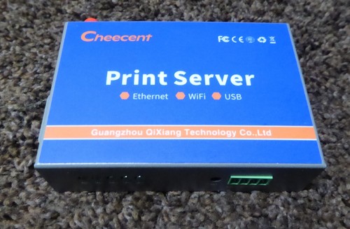 Cheecent Print Server CR202 12V-1A DC (7.5-32V). New & Free Shipping | eBay