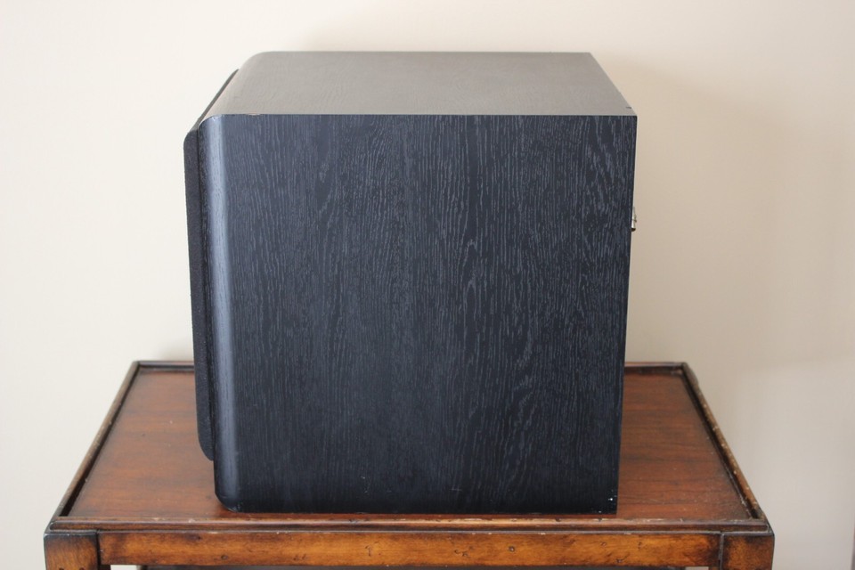 KEF C4 SUBWOOFER (BLACK) 200 WATT POWERED HOME THEATER AUDIOPHILE SUB ...