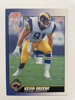 1991 Score #91 Kevin Greene Los Angeles Rams St Louis NFL Mint | eBay