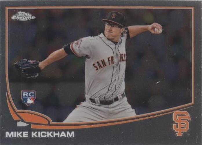 2013 Topps Chrome - Mike Kickham #156 (RC) for sale online | eBay