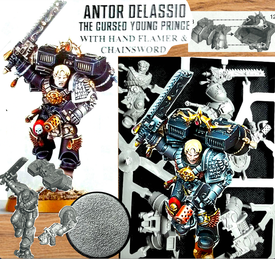 INDIVIDUAL Model: KILL-TEAM CASSIUS/SPACE MARINES~Games Workshop ...
