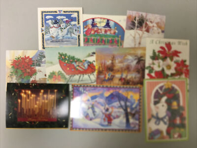 Lot Of 10 - Used Vintage Christmas Cards | eBay