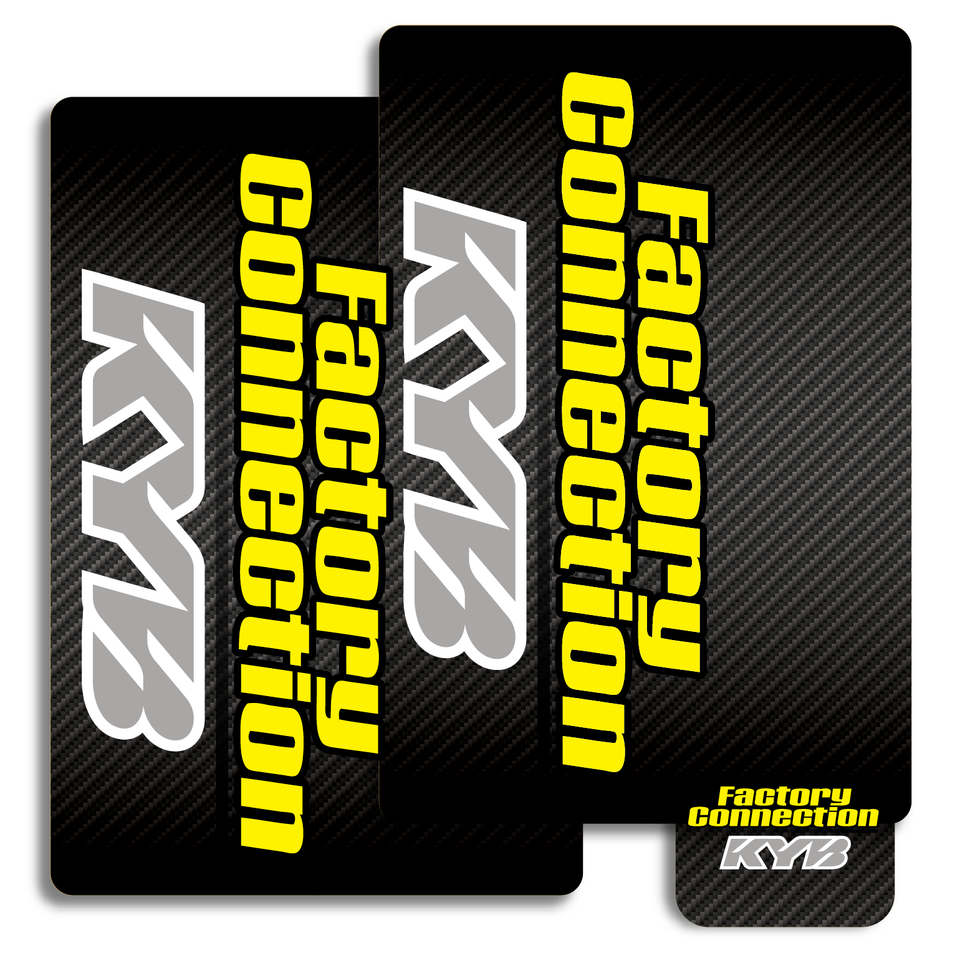 Factory Connection KYB Fork Decals CRF YZF KX Motocross (Multiple ...