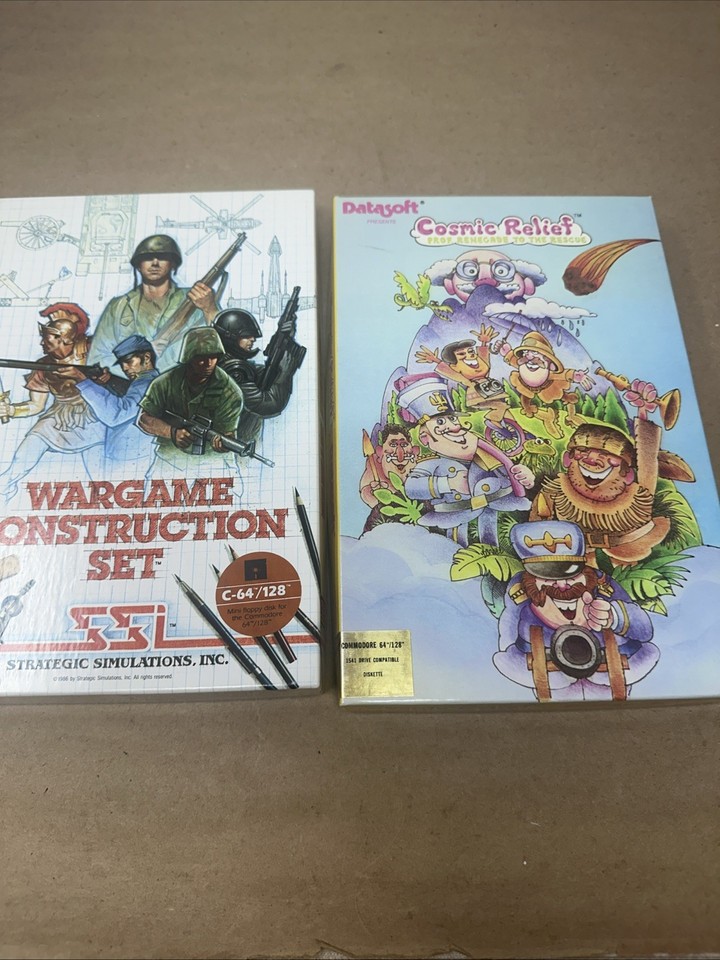 LOT of 12 Amiga System, Commodore Games (military, Sim, And Much More ...