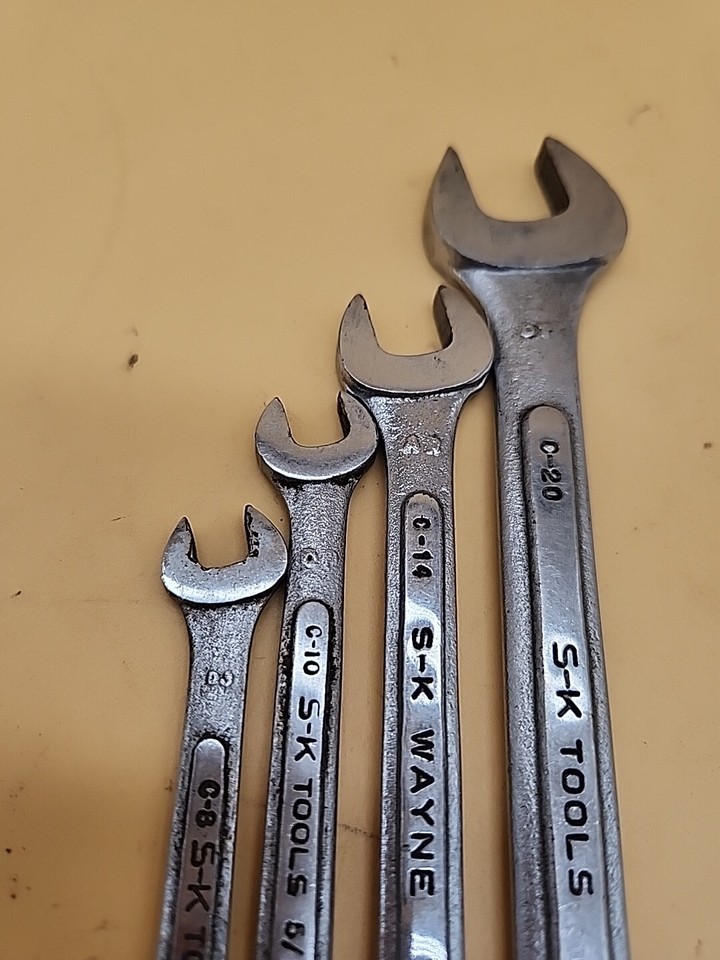 S-K Tools C-20 5/8in,C-14 7/16,C-10 5/16, C-8 1/4 12pt Combination Wrench USA | eBay