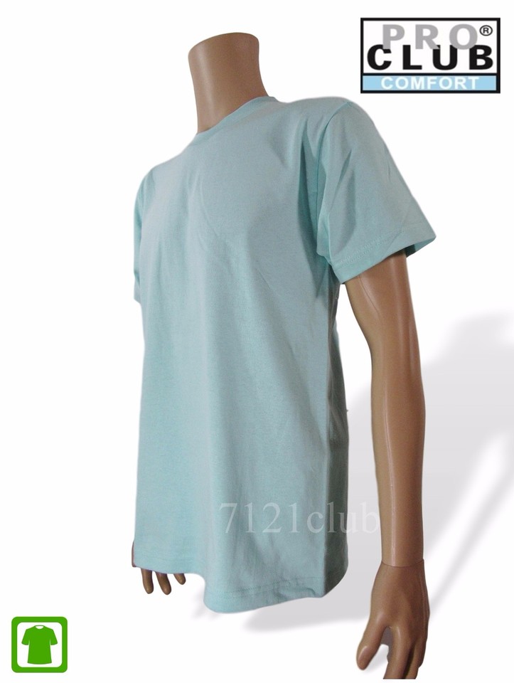 PRO CLUB COMFORT T SHIRT PROCLUB MENS PLAIN CREWNECK SHORT SLEEVE CAMO ...