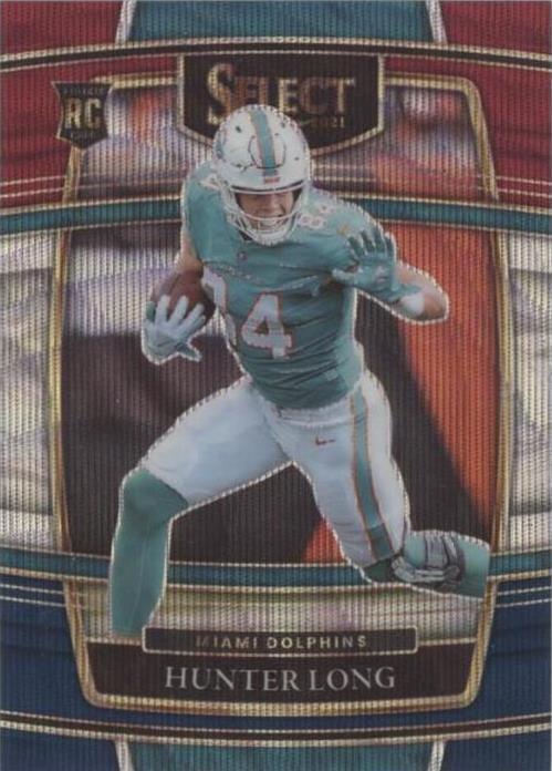 2021 Panini Select - Concourse Hunter Long #93 Tri-Color Prizm /249 (RC ...