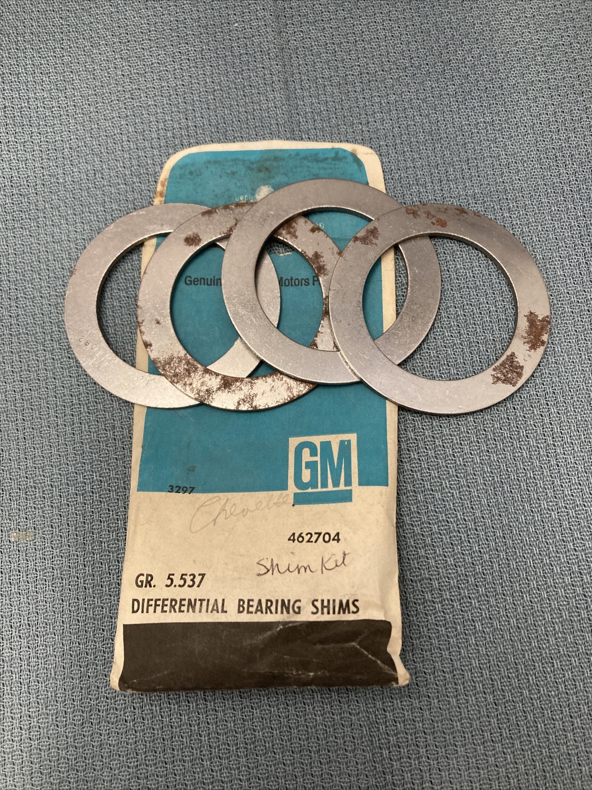 NEW GENUINE GM 462704 SHIM KIT (4 SHIMS) GR 5.537 | eBay