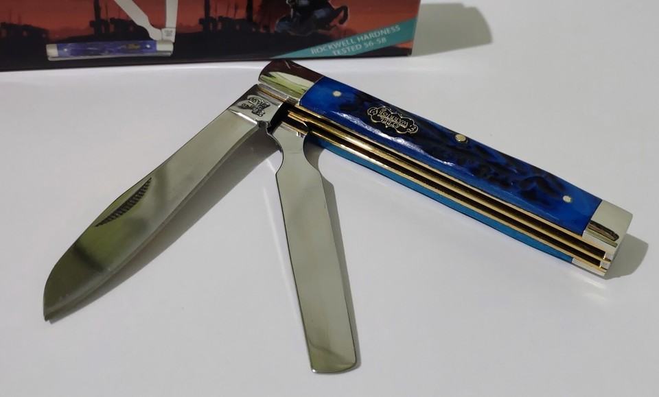 BLUE BONE DOCTORS DR. HUNTING POCKET KNIFE W/ SPATULA S.W. !!! | eBay