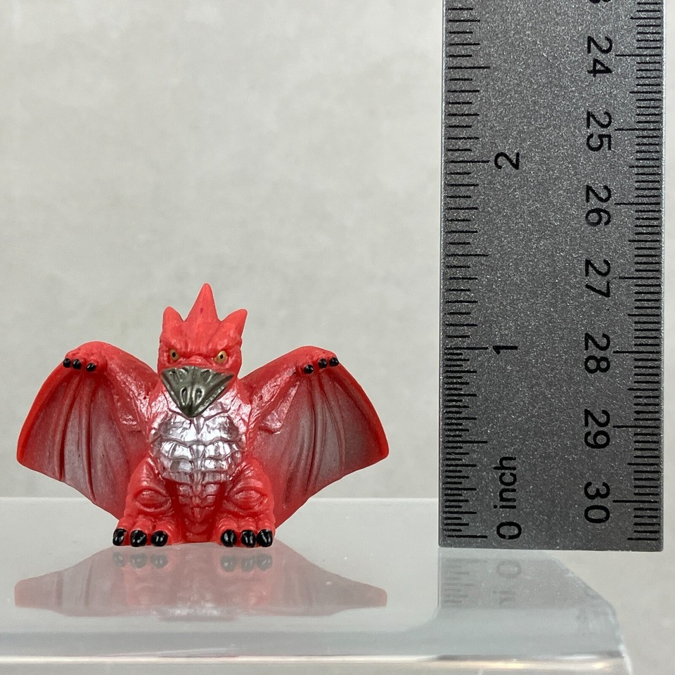 1998 Bandai Godzilla Rodan SD Sofubi Soft Vinyl Finger Puppet Kaiju ...