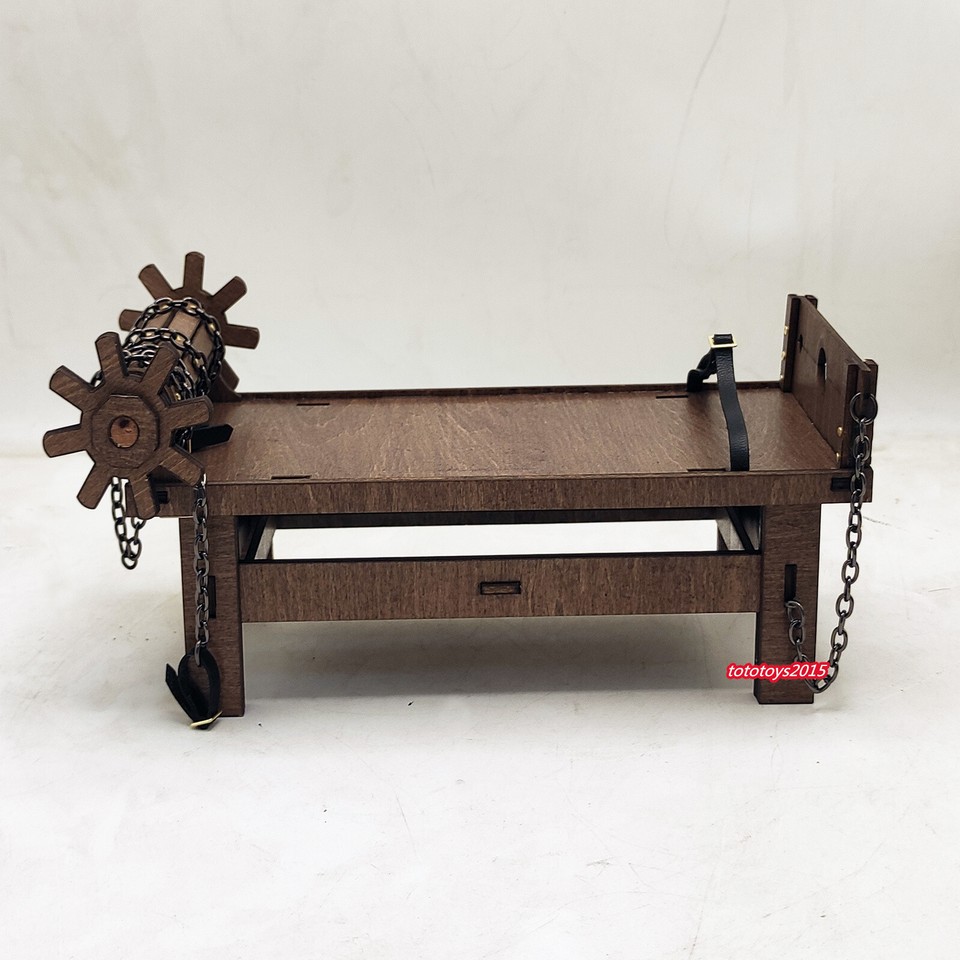 1/12 Wood Prisoner Frame Chains Model Scene Prop Fit 6'' Female Figure ...