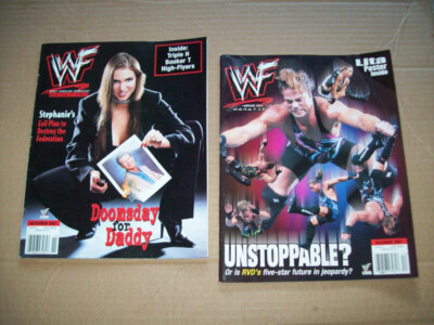 *2 WWF Magazine 2001 RVD NWO STONE COLD STEVE AUSTIN WcW ECW WWE THE ...