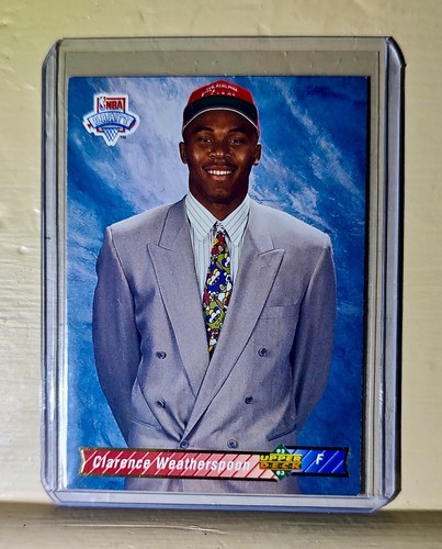 Clarence Weatherspoon 1992-93 Upper Deck NBA Draft #5 Basketball Card ...