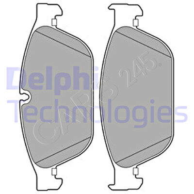 DELPHI Disc Brake Pad Set For AUDI A6 Allroad Avant A7 Sportback A8 ...
