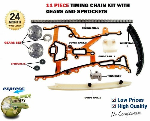 FOR VAUXHALL CORSA C 1.4 Z14XEP 2003-2006 TIMING CAM CHAIN KIT WITH ...