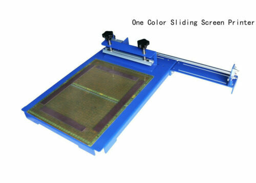 One Color Sliding Screen Printer Universal Two Directions parallel ...