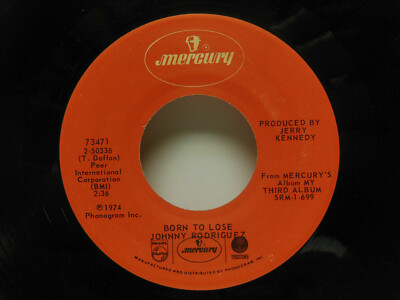 JOHNNY RODRIGUEZ: SOMETHING / BORN TO LOSE. 45 RPM, EX | eBay