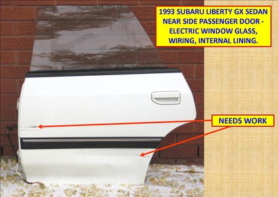 SUBARU 1993 LIBERTY GX REAR NEAR SIDE PASSENGER DOOR | eBay Australia
