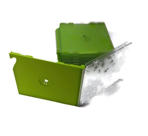 Staples Designer Green Jewel Cases For CDs DVDs Set Of 9 A9 | eBay