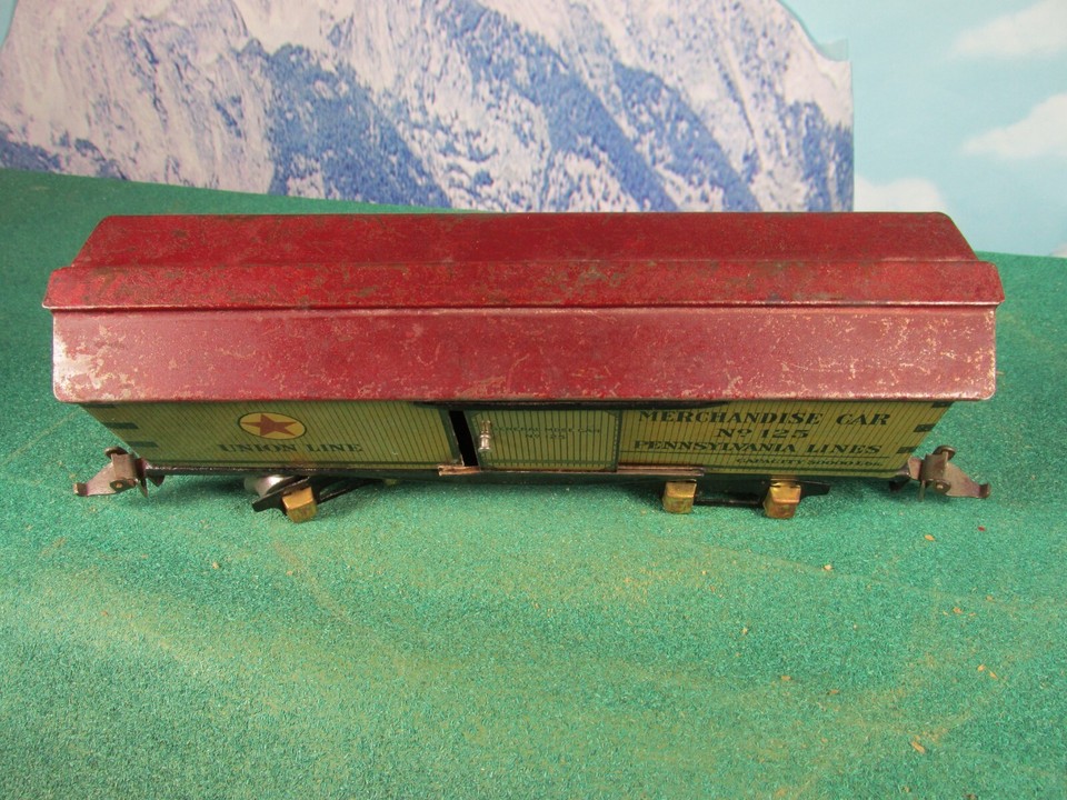 Ives Trains 125 PA. Lines Merchandise "O" Box Car 1929-30 | eBay