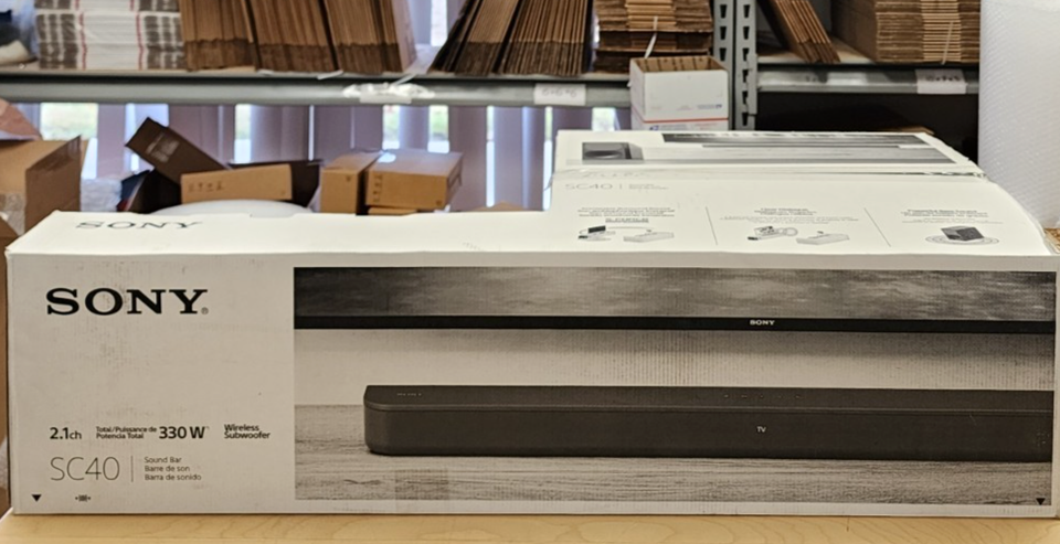 Sony HT-SC40 2.1ch Soundbar with Wireless Subwoofer - Black NEW OPEN ...