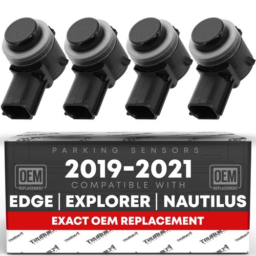 4-pc Bumper Parking Aid Sensor Kit for Ford Edge, Explorer; Lincoln ...