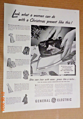 Vintage Print Ad -1948 for General Electric Irons | eBay