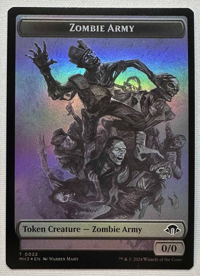 MTG Phyrexian Germ Zombie Army Double-Sided Token - Modern Horizons 3 ...