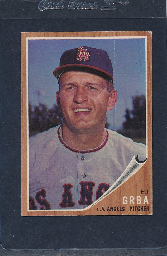 1962 Topps #096 Eli Grba Angels VG/EX 62T96-52416-2 | eBay