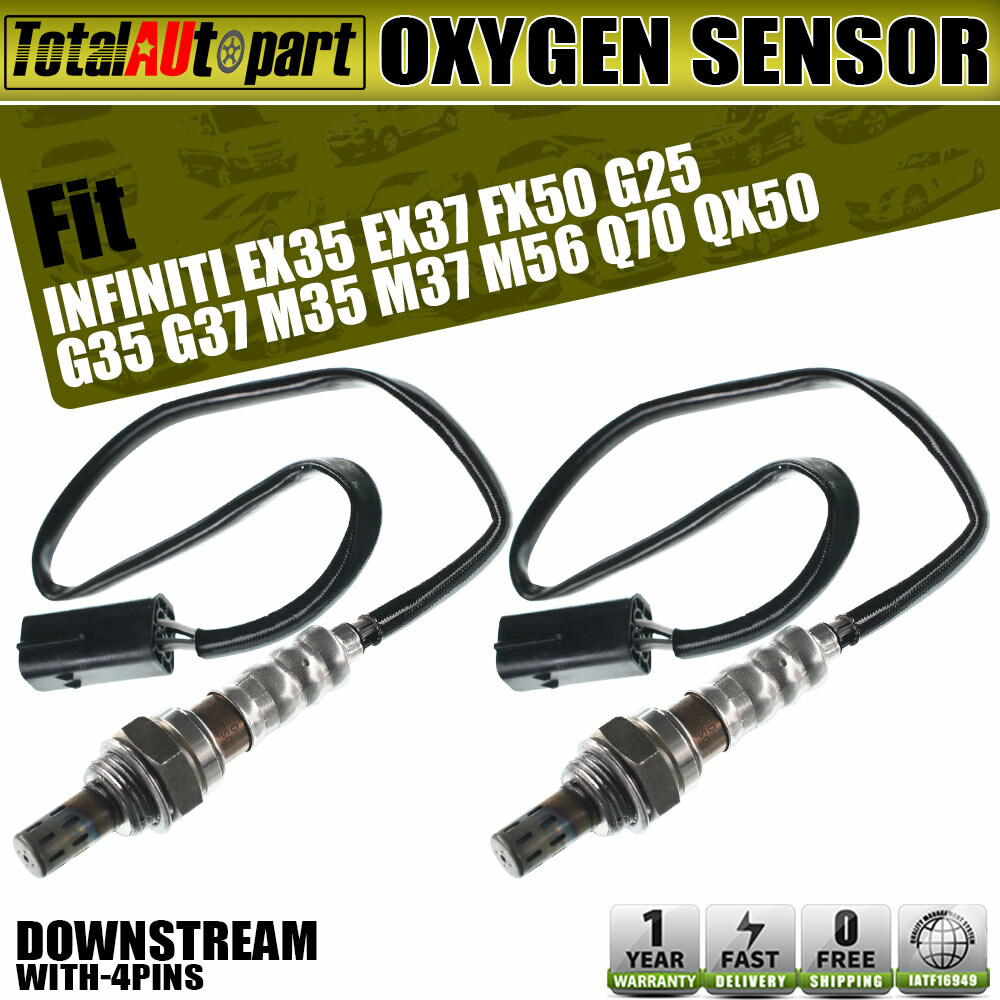 2x O2 Oxygen Sensors for Nissan Murano INFINITI Q70 Q40 G37 FX50 ...