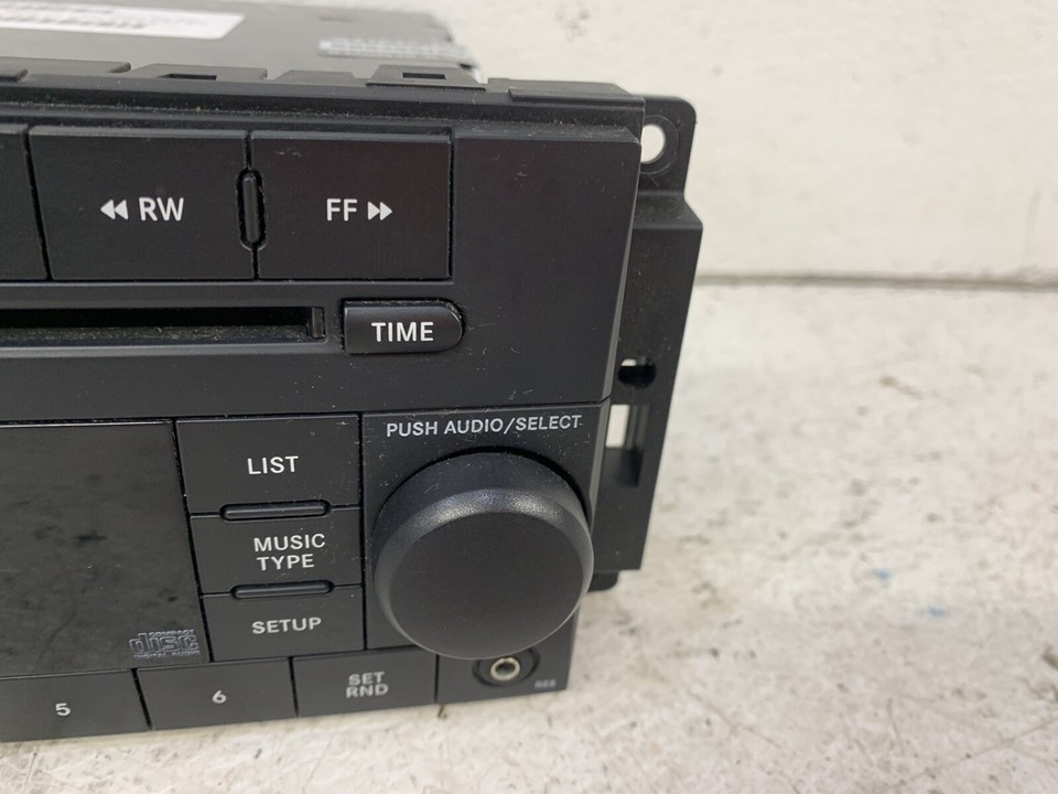 2008-2010 Chrysler Jeep Dodge RES AUX Sirius radio stereo MP3 CD Player ...