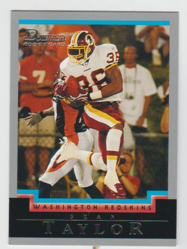 SEAN TAYLOR Redskins 2004 Bowman Rookie Card #127 | eBay