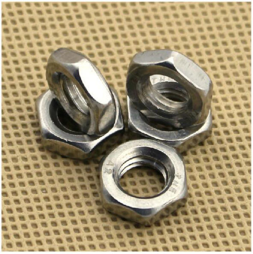 Fine Pitch M6 M8 M10 M12 M14 M16 M18 M20 304 Stainless Thin Hex Jam ...