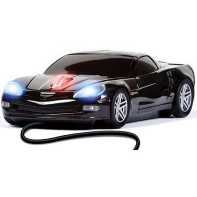 The Original Road Mice Computer Mouse Black Corvette Wired GM NEW ...