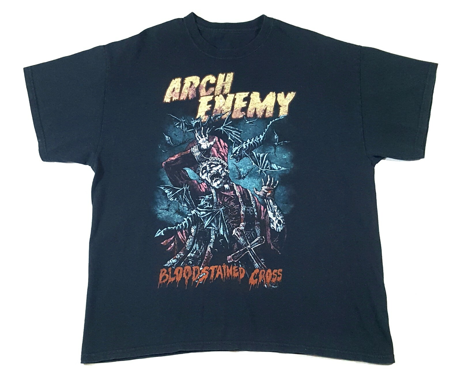 Arch Enemy Bloodstained Cross Double Sided Black Grap… - Gem