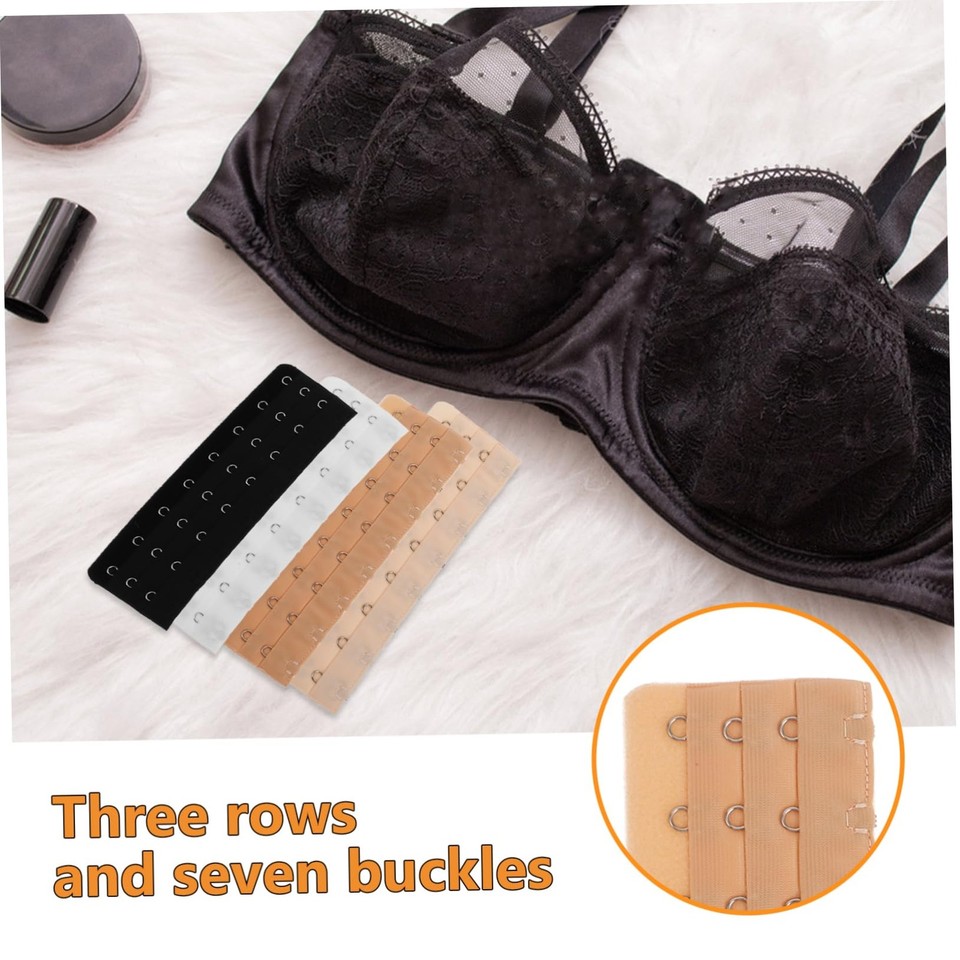 8 Hook Elastic Bra Band Extender Bra Hook Extension Set for Adjustable ...