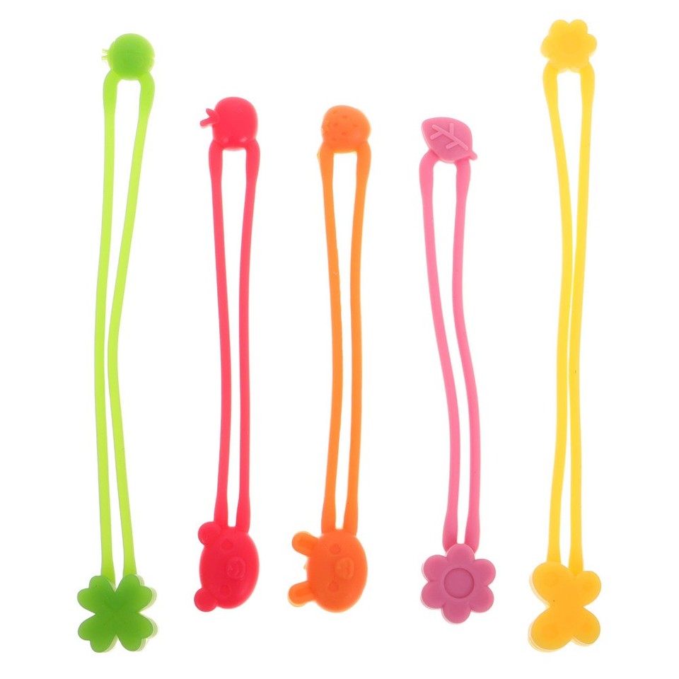 5 Pcs Suitcase Identifier Straps Journal Elastic Bands Bento Storage ...