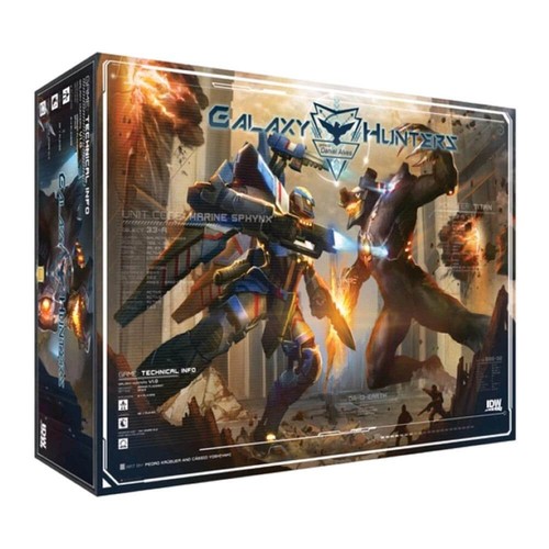 IDW Games Galaxy Hunters Deep Strategy Board Game for 2 to 4 Players ...