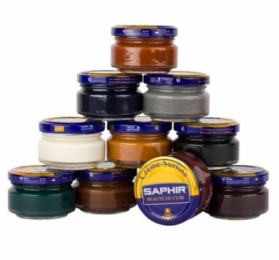 SAPHIR Cream Polish Shoe Boot Leather nourishing Beaute du Cuir Surfine ...