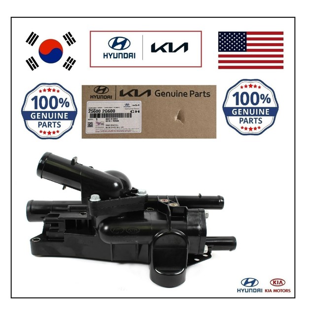 OEM 256002G600 Genuine Thermostat Housing 08-10 Hyundai Sonata KIA ...