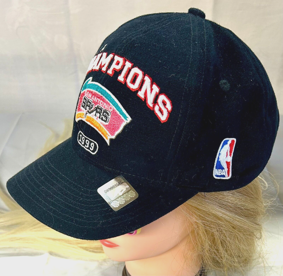 Vintage Puma 1999 San Antonio Spurs NBA Champions Strap Back Hat Cap ...