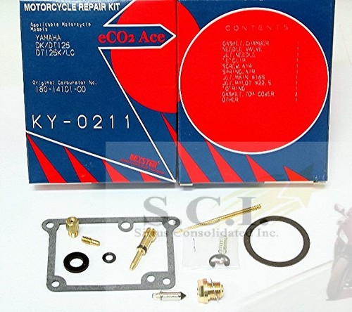 YAMAHA DT125LC EURO MODEL KEYSTER CARB CARBURETOR REBUILD REPAIR KIT ...