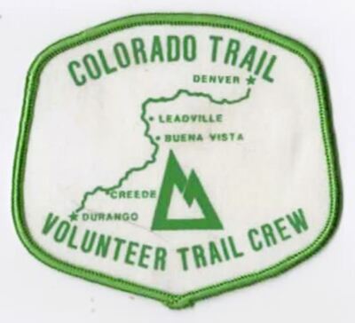 Colorado Trail Volunteer Trail Crew GREEN Bdr. [NBS1105] | eBay