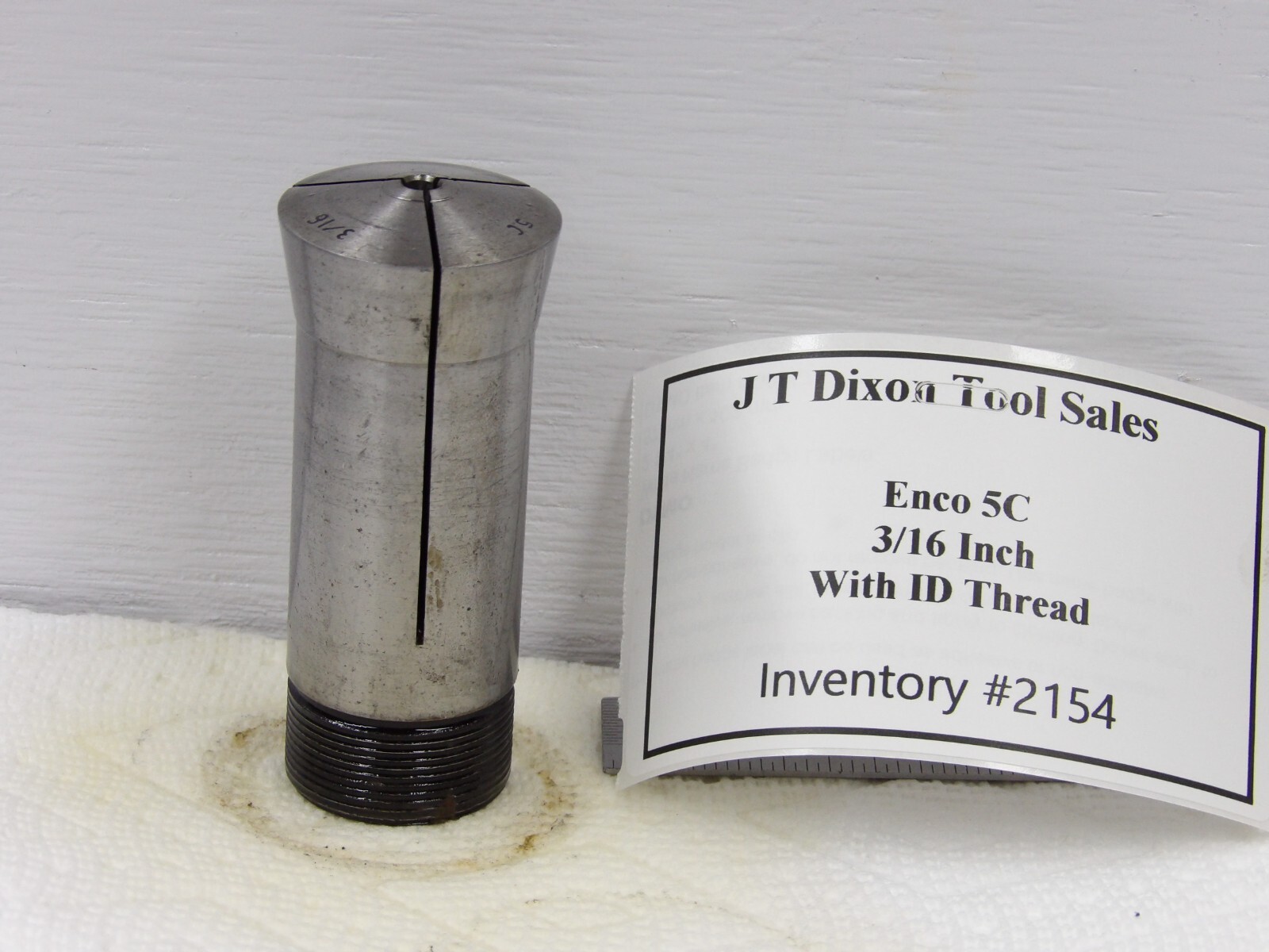 Enco 3/16 5c Collet with ID thread Inv# 2154 | eBay