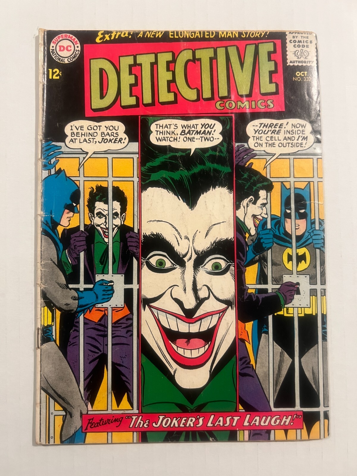 DETECTIVE COMICS #332 CLASSIC JOKER COVER CARMINE INFANTINO COVER AND ...