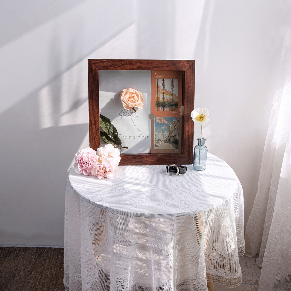 Shadow Box Frame Front Opening 2 inch Depth Memory Display Box 8x8 8x10 ...