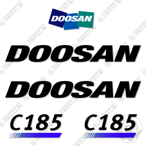 Fits Doosan C185 Decal Kit Air Compressor Replacement Decal - 3M Vinyl ...