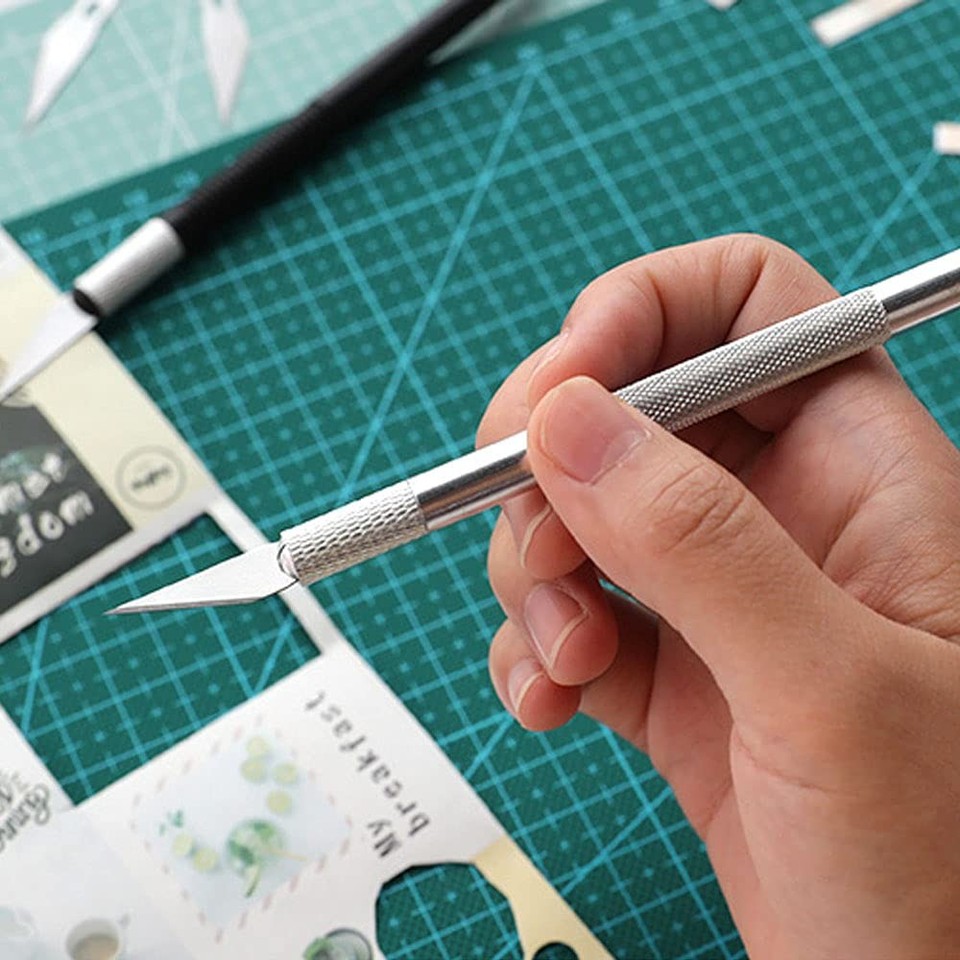 Exacto Knife Precision Carving Craft Hobby Knife Kit with 40 PCS Exacto ...