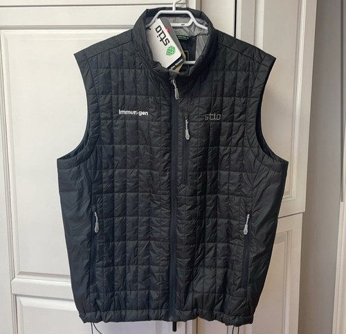 NWT Men’s STIO Boundary Black Azura Insulated Vest with Logo sz XL | eBay