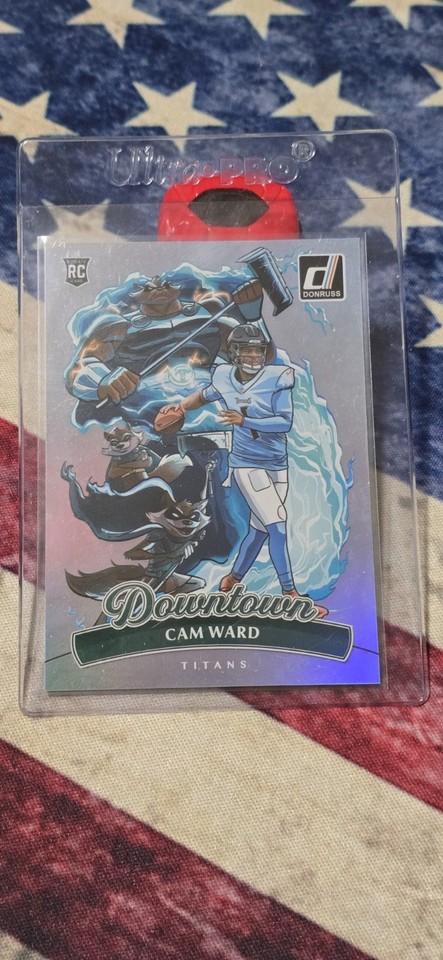 2025 Panini Donruss Cam Ward Downtown SSP Rookie Card Case Hit | eBay